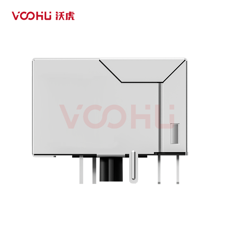 SYT114Q066AA2A1D 90° 1*4 Tab-DOWN 100/1000BASE LED G/Y DIP RJ45