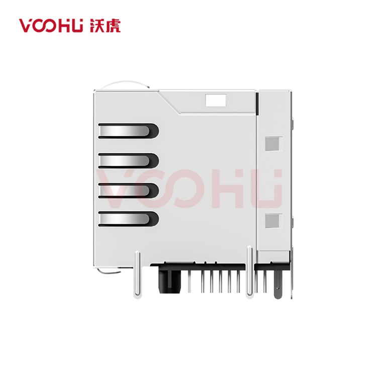 SYT21Q145HWA2D057 90 ° 2 * 1 TAB - UP / DOWN 100/1000BASE DIP RJ45