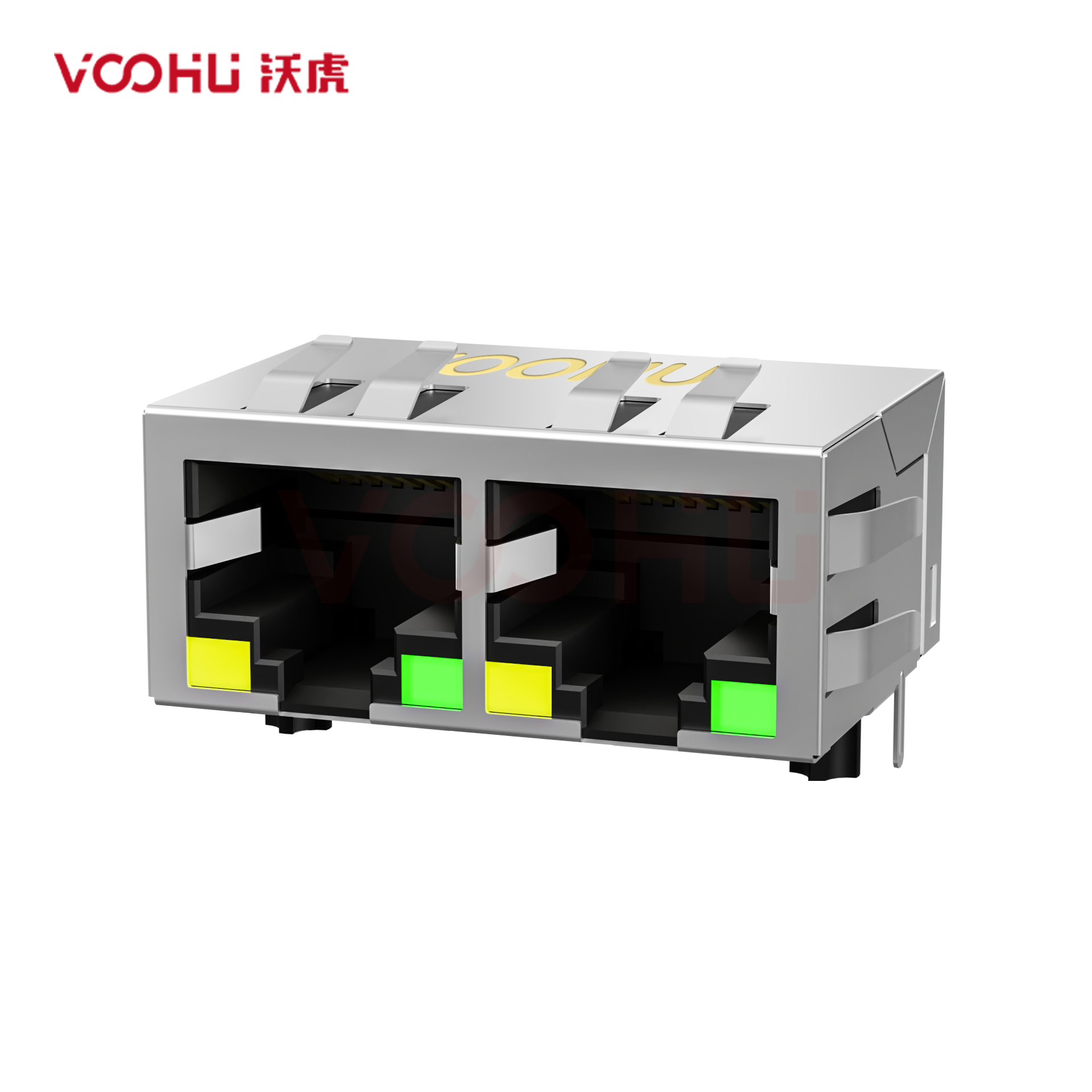 syt112b002db1a1d3 90°侧插入1*2 tab down y/g 10/100m DIP RJ45